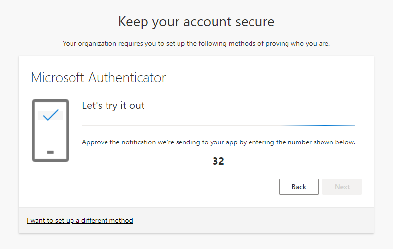 Set up an authenticator app as a two-step verification method ...